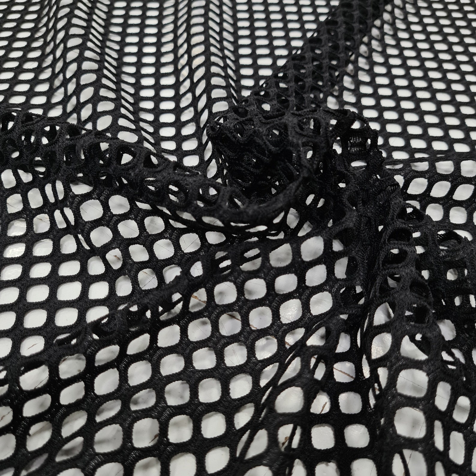 Diamond Fish Net Fabric Dress Clothing Airtex Stretch Vests - Etsy UK