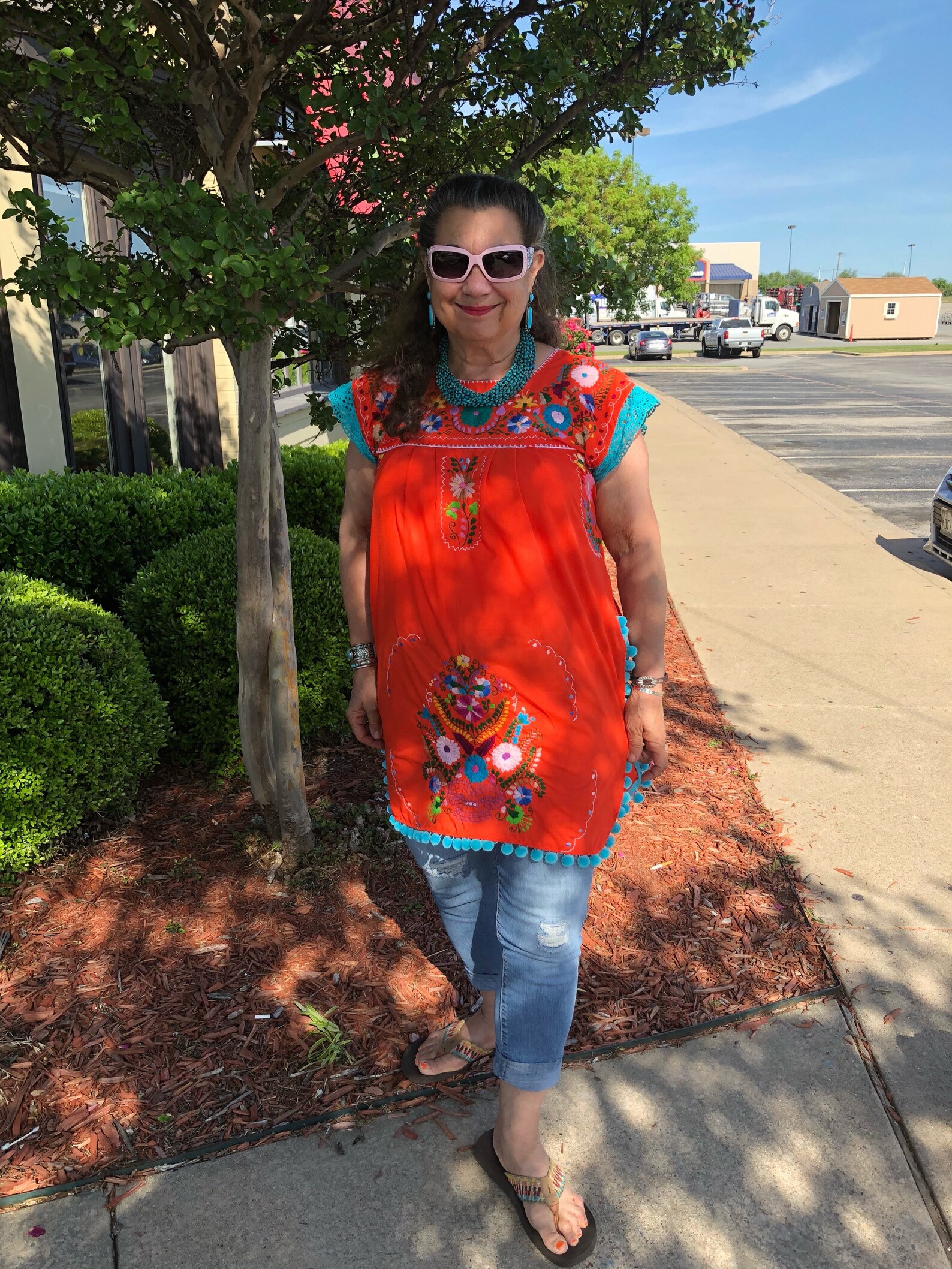 Custom Puebla Tunic Mexican Dress Embroidery Ladies Womens - Etsy