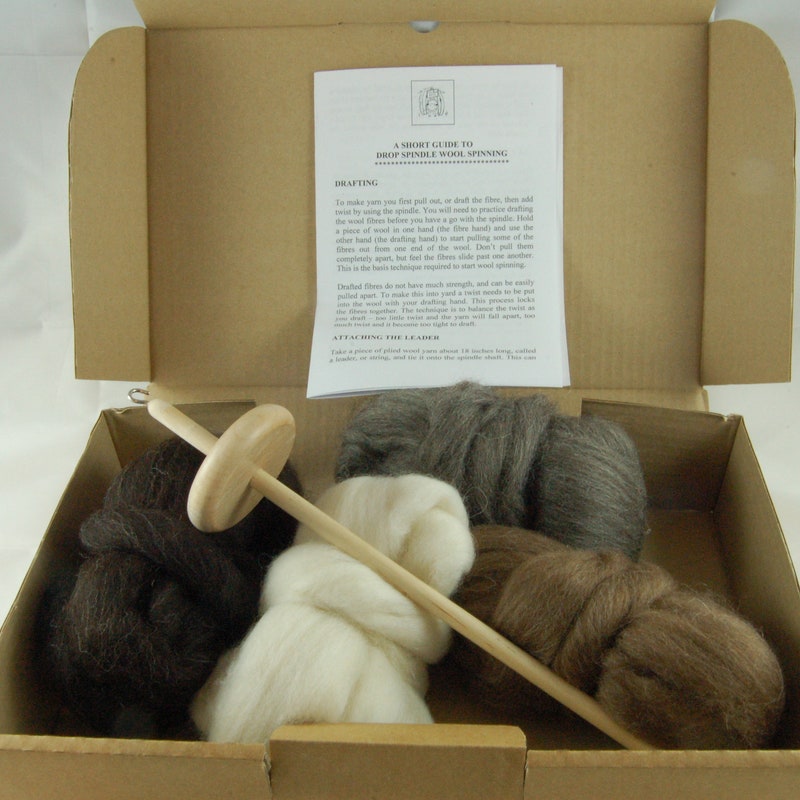 Hand Spinning Yarn Kit - Etsy UK