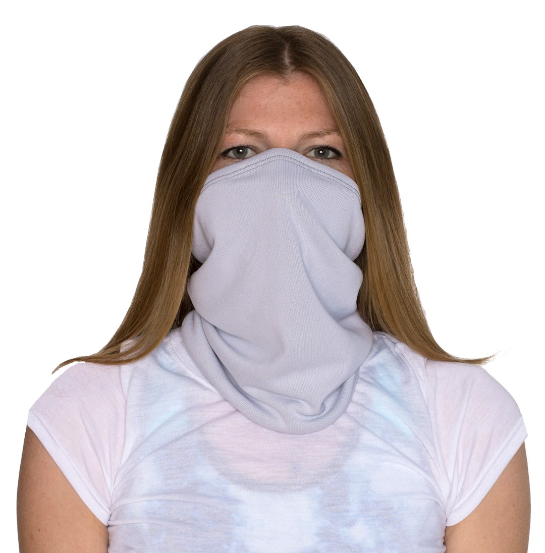 Neck Gaiter, CARBON Infused Face Mask, Double Layer Multi Purpose ...