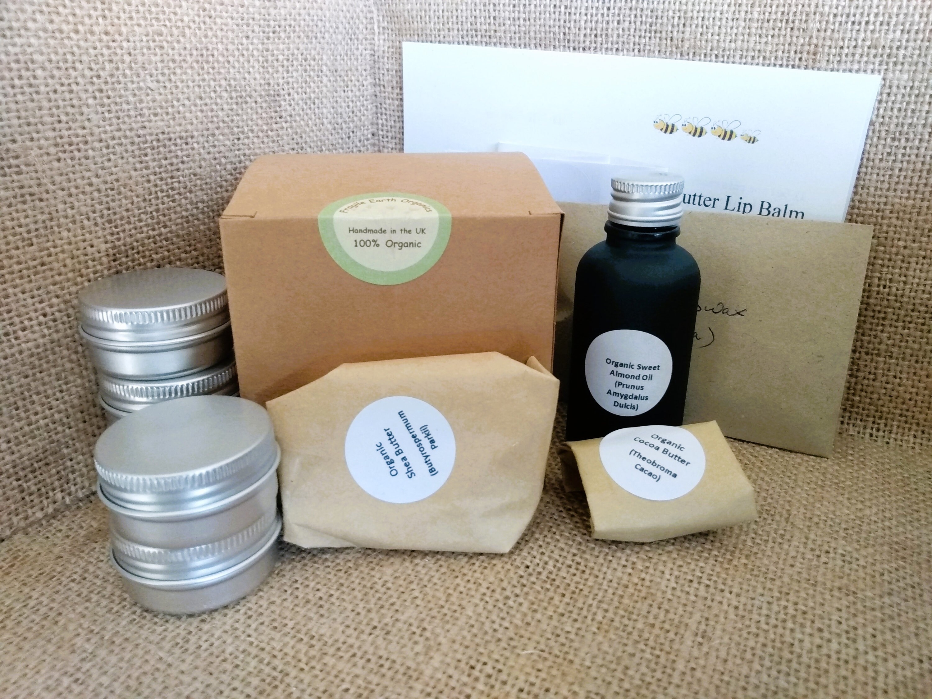 Organic Lip Balm Kit - Etsy UK