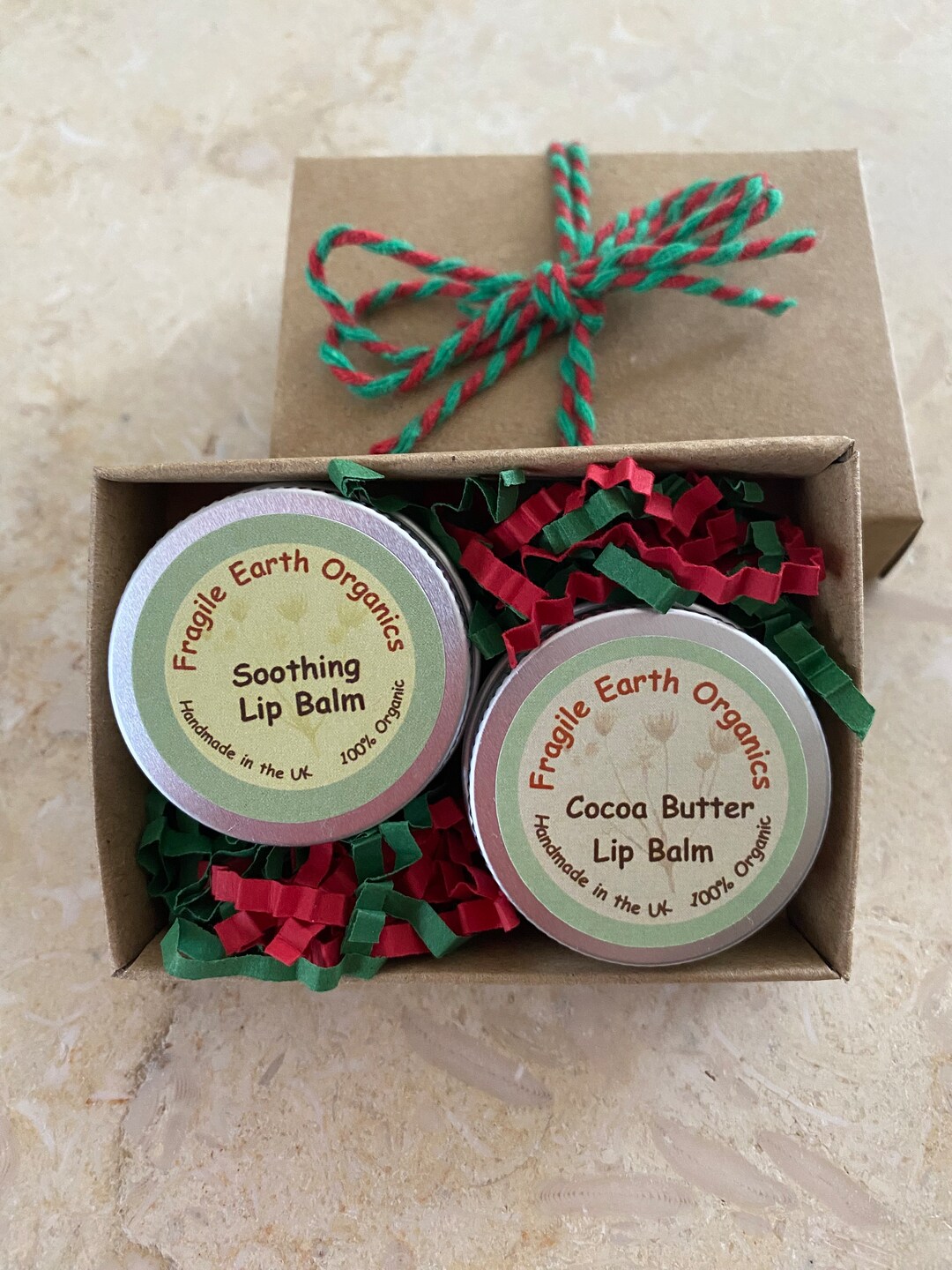 Festive Lip Balm Gift Box - Etsy