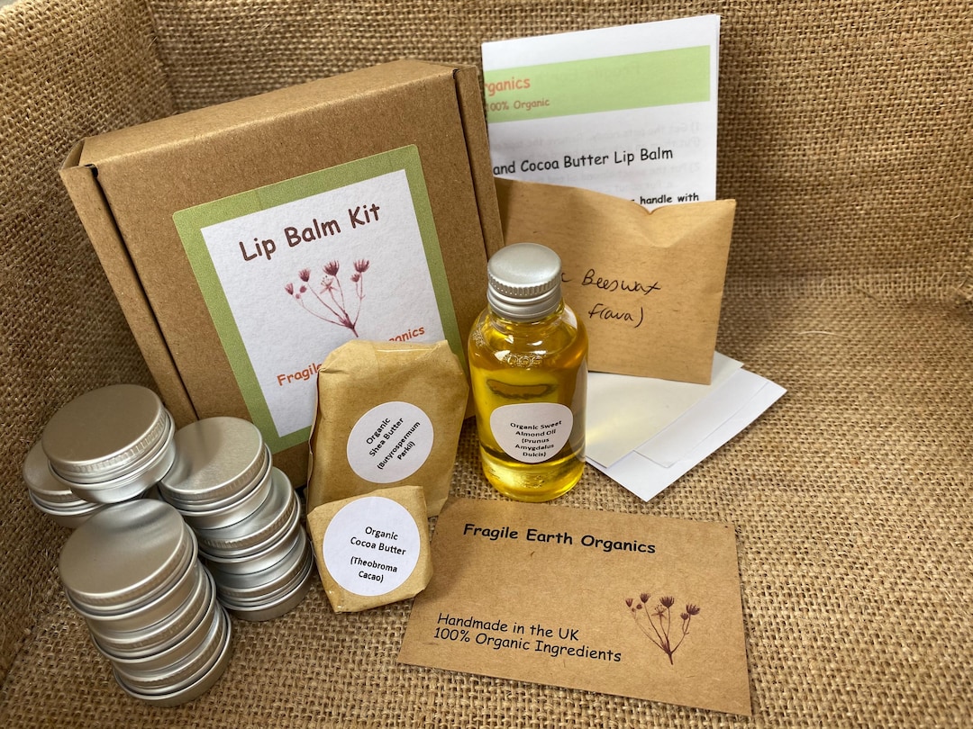 Organic Lip Balm Kit - Etsy