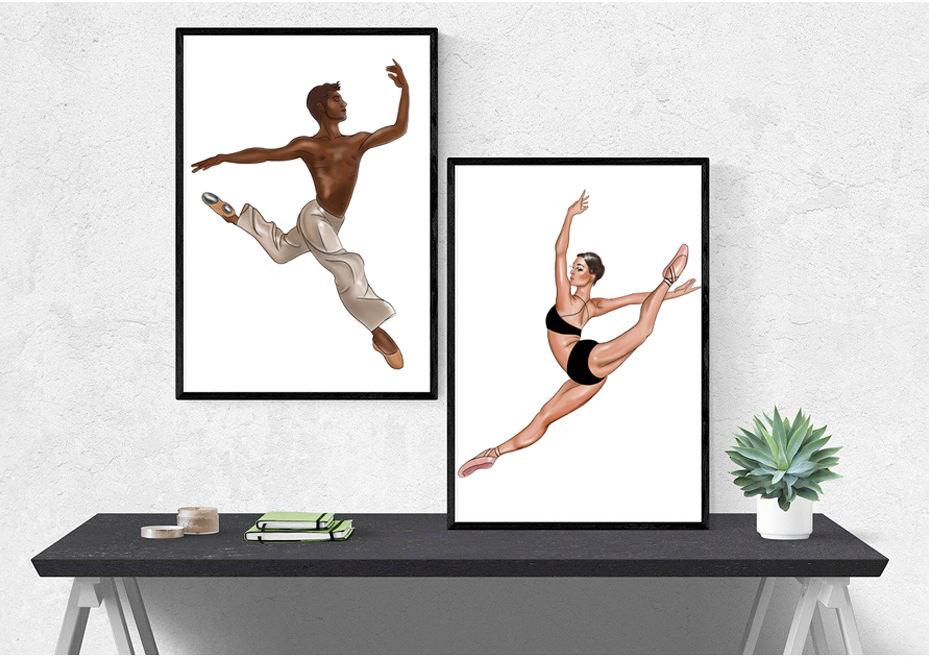 Ballet Clipart Set Digital Download, Ballet Artwork,ballet Poster ...