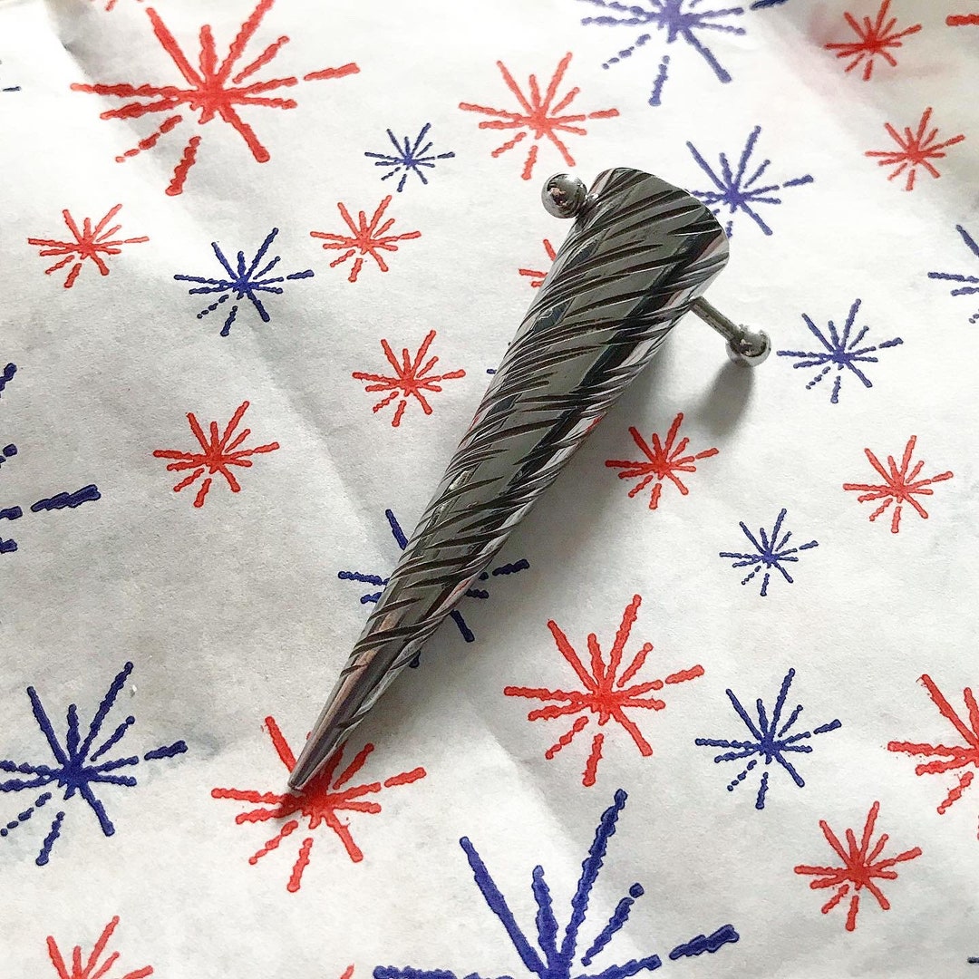 Smaller Horn Textured Hair Spike! Available in STAINLESS STEEL, Brass ...