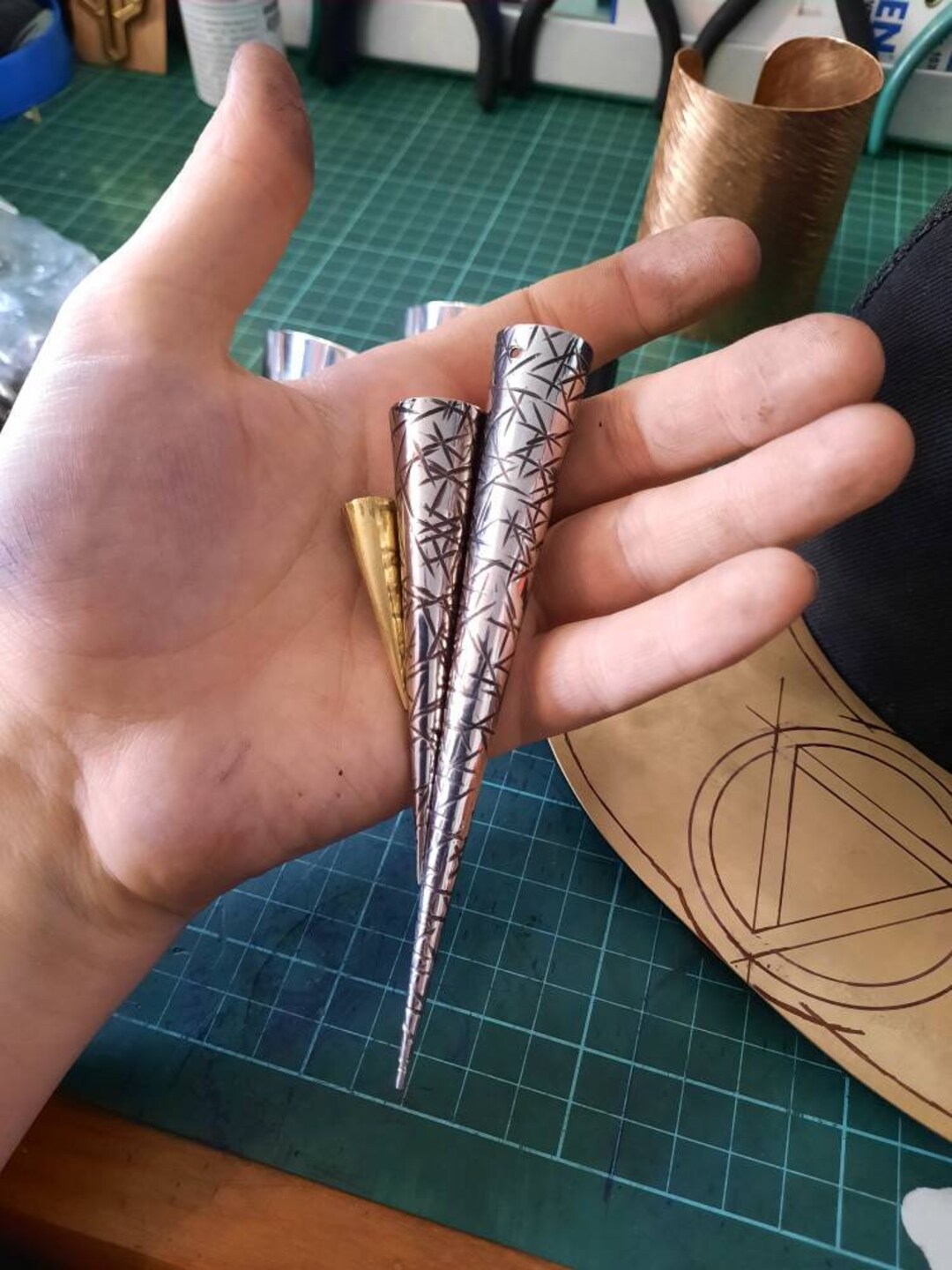 Super Extra Thicc Hair Spike! 125mm Braid Spike for Thicker Hair. Braid ...