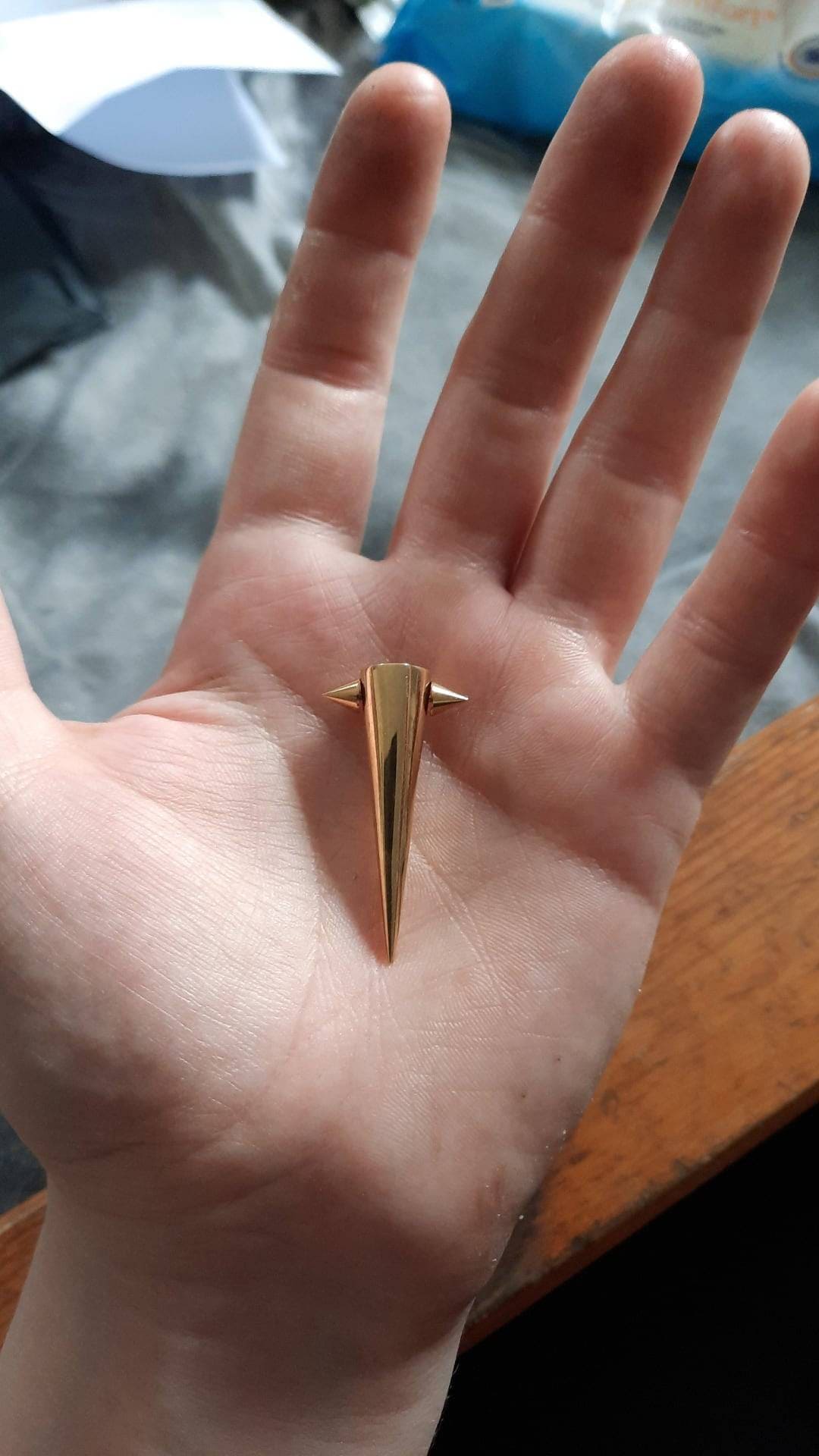 Micro Spiko! Tiny Spikes for Loc/dreadlock Tips in Brass and Stainless ...