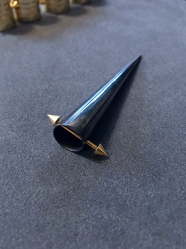 Black Steel Hair Spike Black and Gold Black and Silver or | Etsy