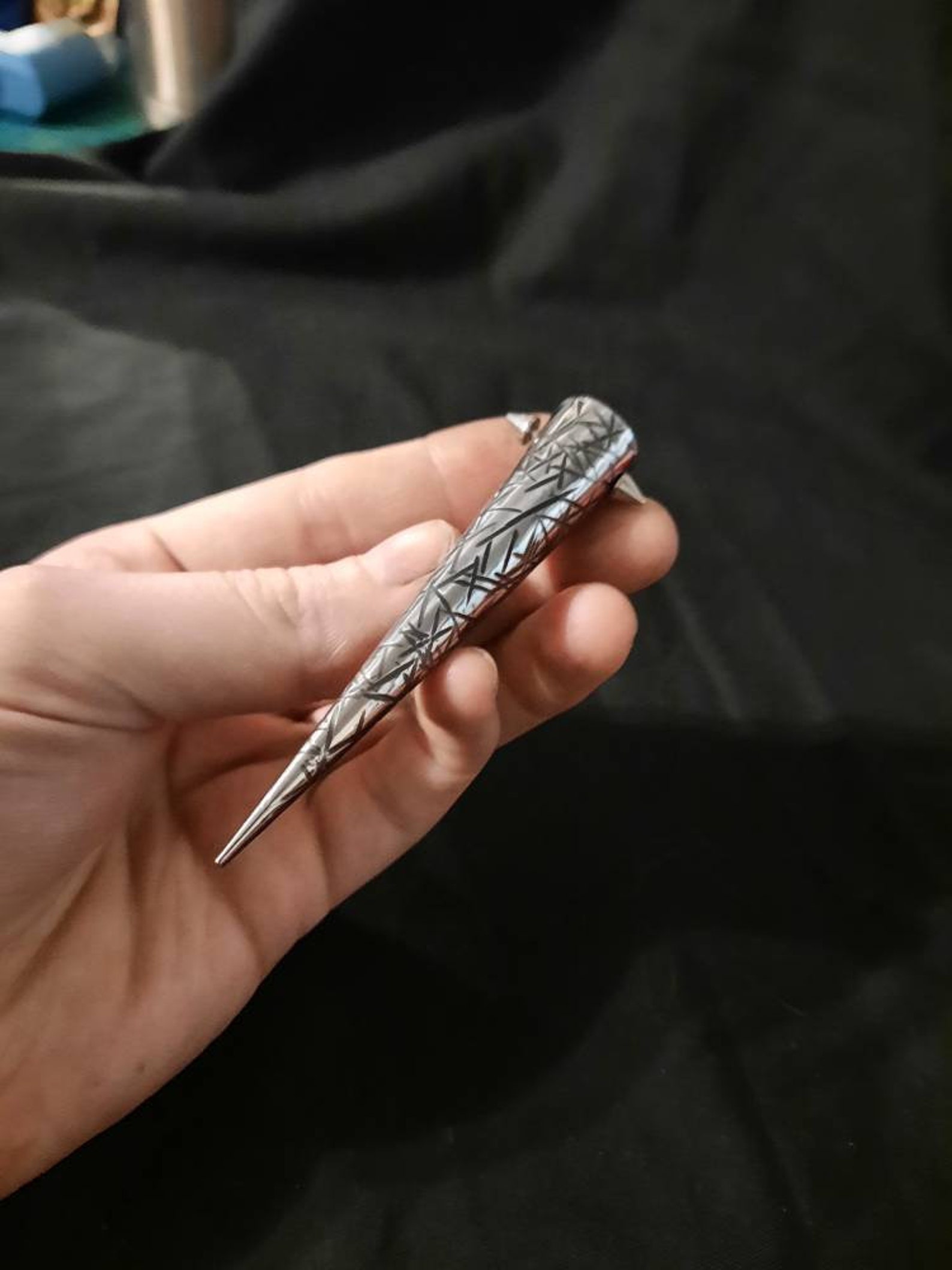 Wide Crystal Spikes Unique Hair Jewelry for Witches - Etsy UK