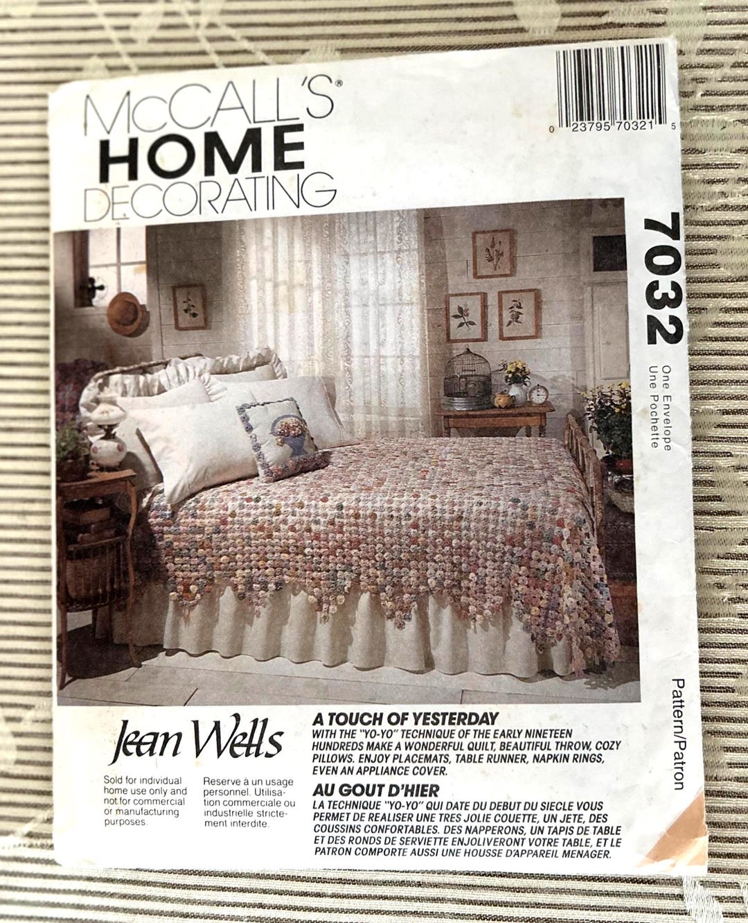 Mccall's Home Decorating Yo Yo Pattern by Jean Wells UNCUT - Etsy