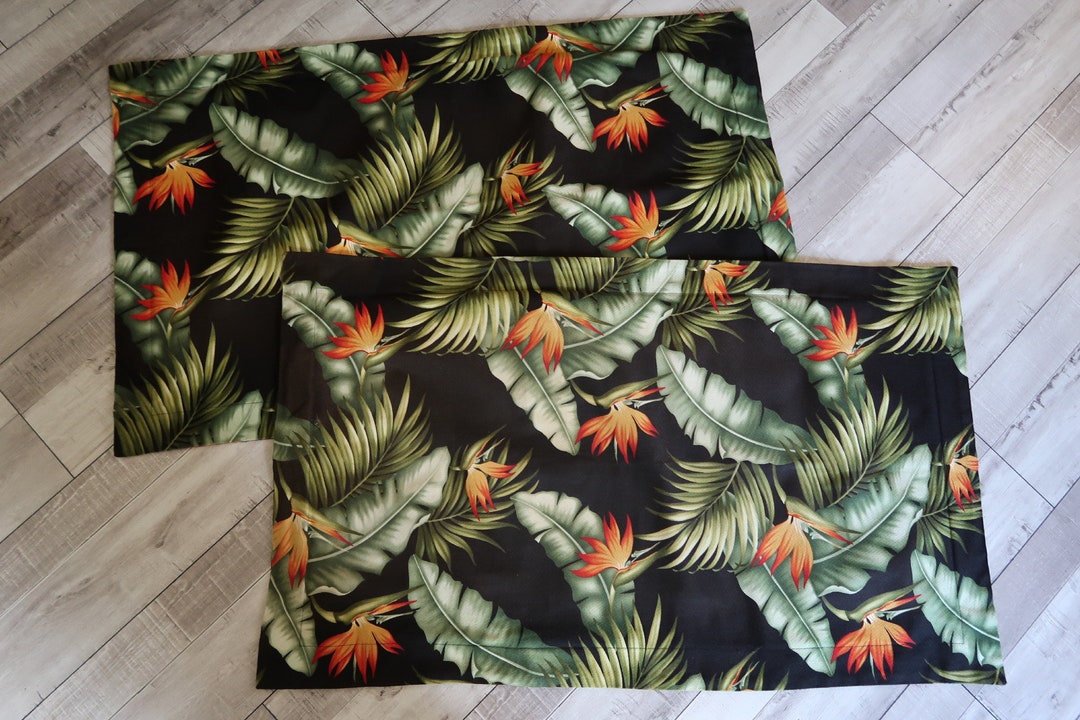 2 Dean Miller Tropical Backcloth King Pillow Shams - Etsy