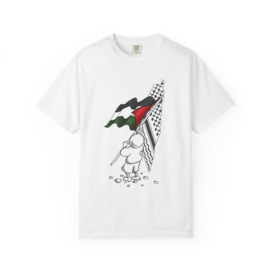 Palestine Handala Freedom Graphic Tee - Etsy