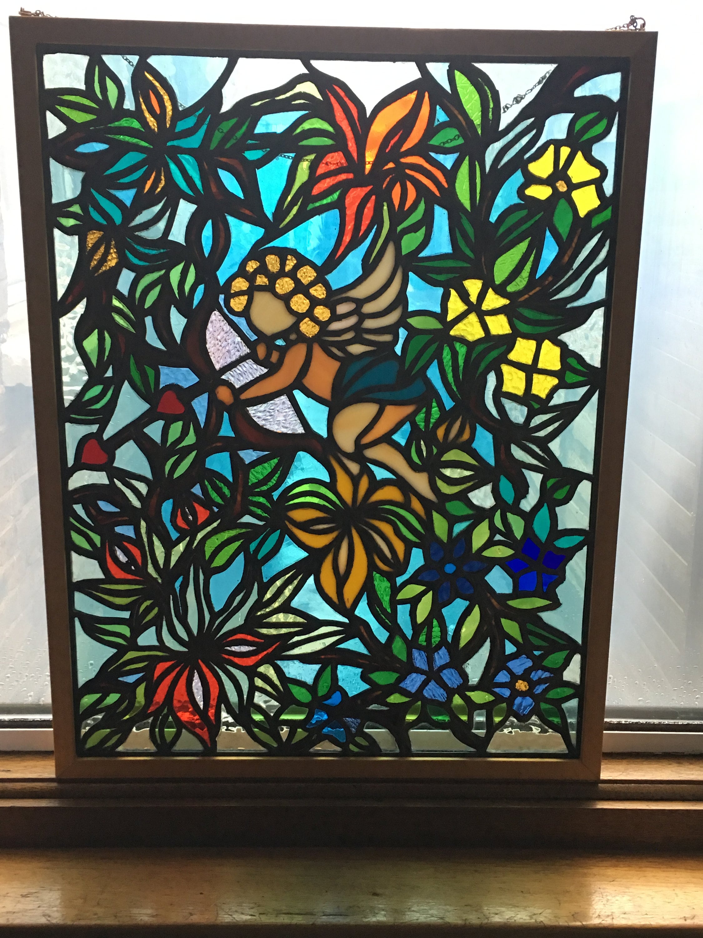 Beautiful Cupid/angel Stained Glass Panel/sun Catcher - Etsy UK