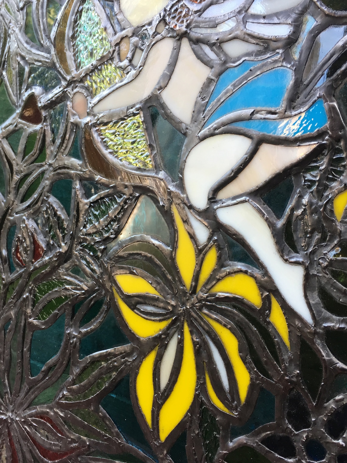 Beautiful Cupid/angel Stained Glass Panel/sun Catcher - Etsy UK