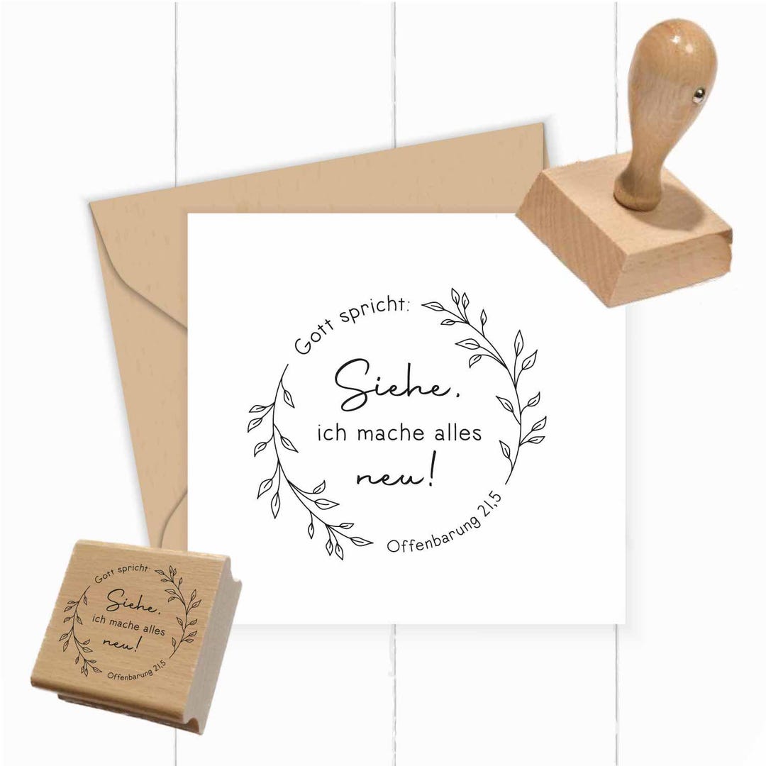 Stamp Annual Motto 2026 "god Says: Behold, I Make All Things New ...