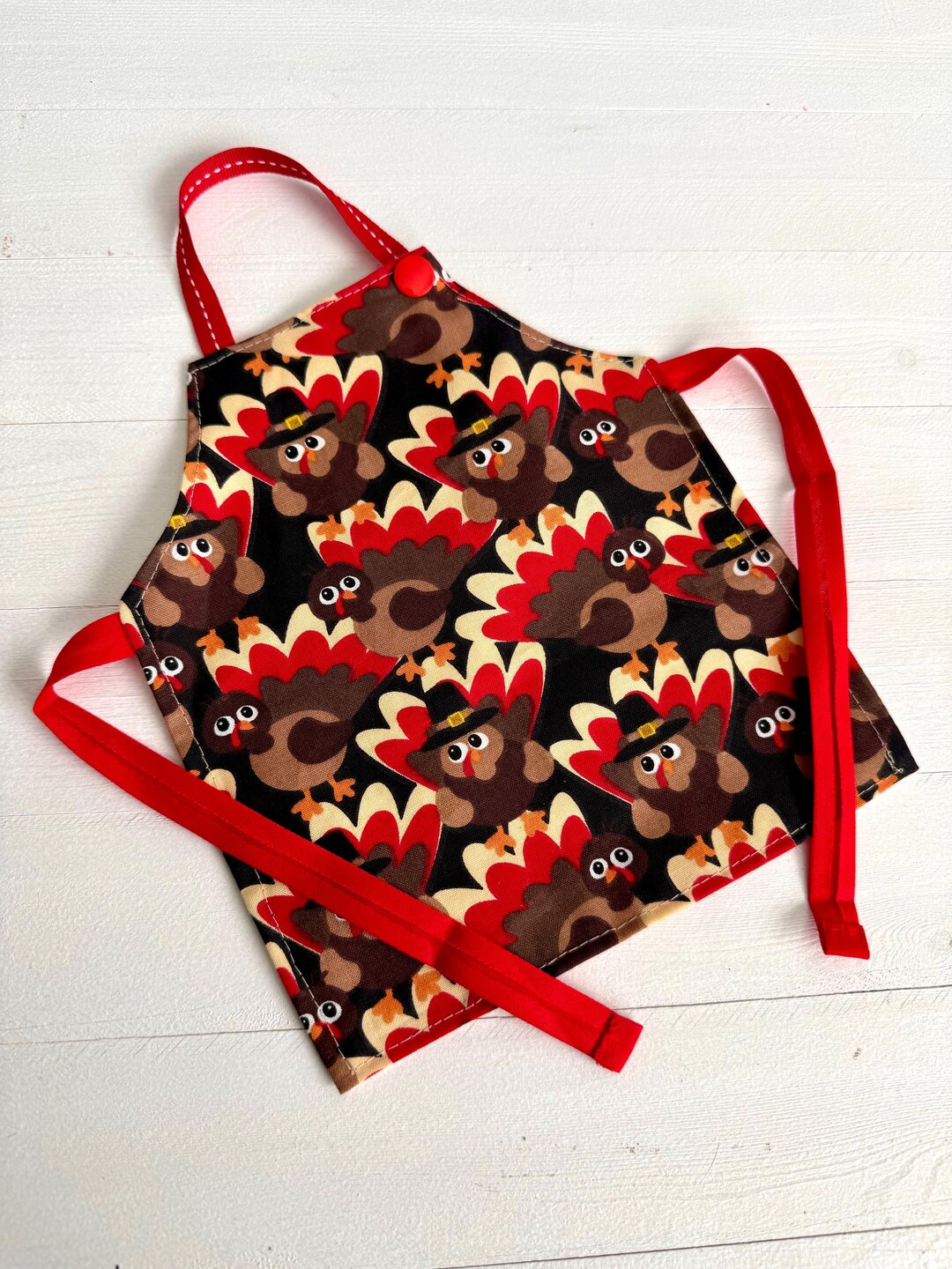 Thanksgiving Turkey Apron for 18" American Girl Dolls - Etsy