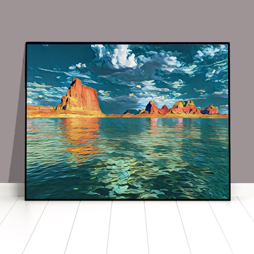 Lake Powell Canvas Print Lake Powell Wall Art Canvas Multiple - Etsy