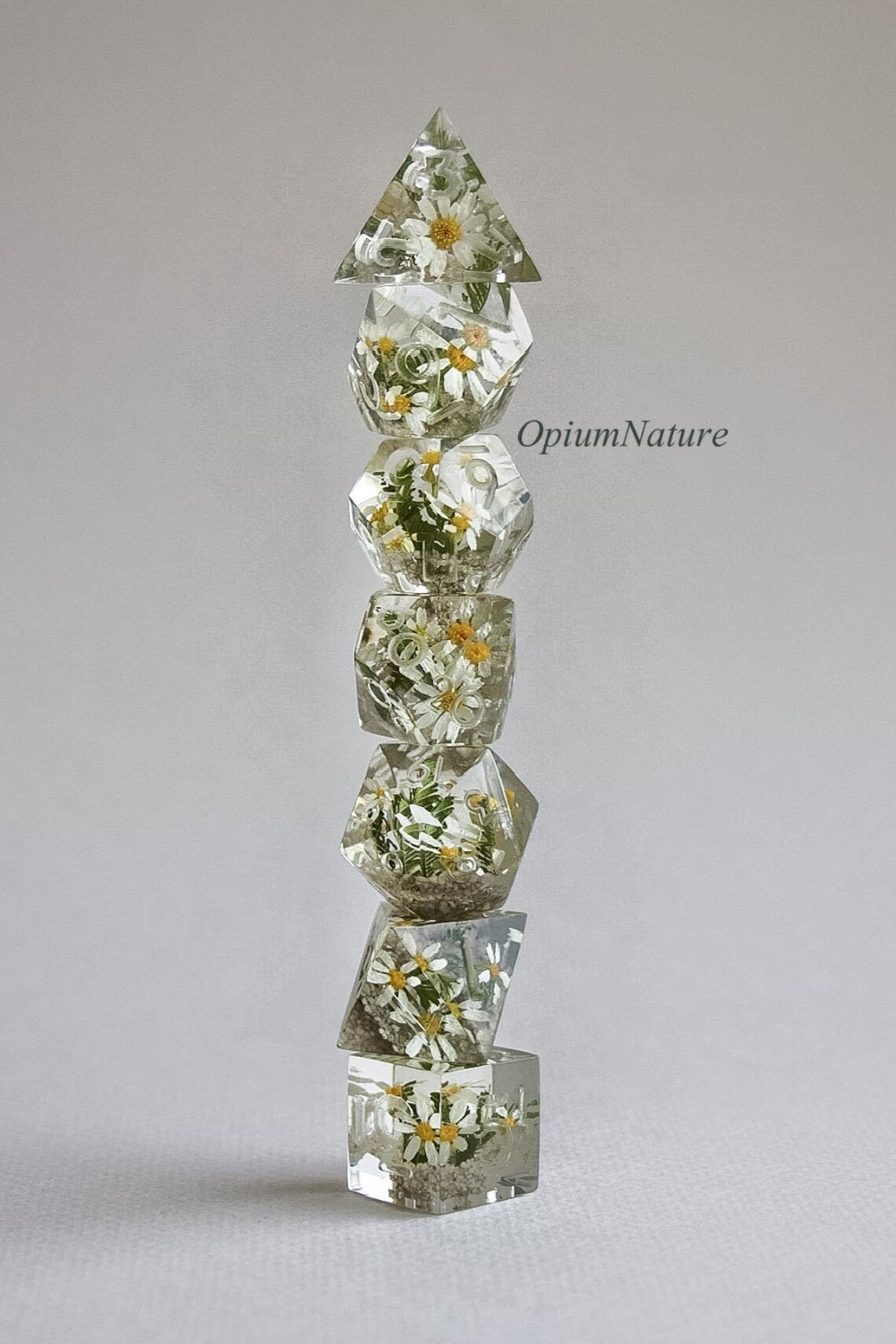 Daisy Dice Set Critical Role Resin Polyhedral Dice Set for RPG - Etsy