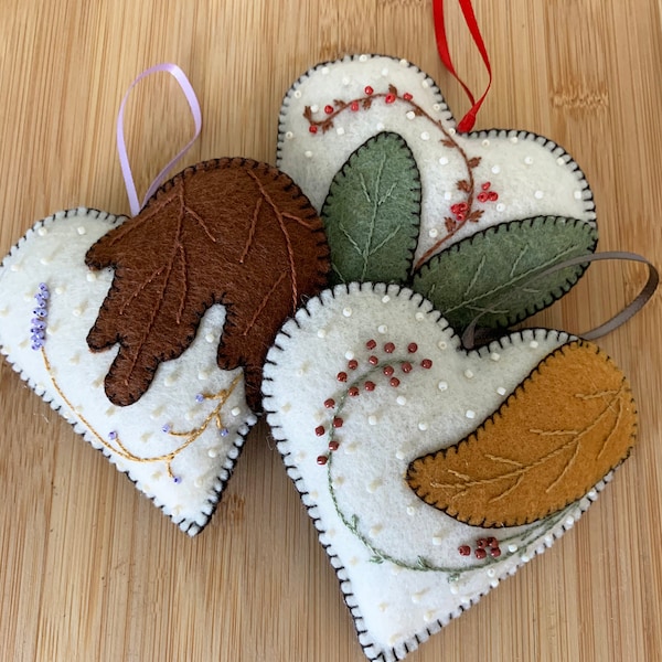 Felt Fall Leaf Ornament Sewing Pattern PDF Download - Etsy Canada