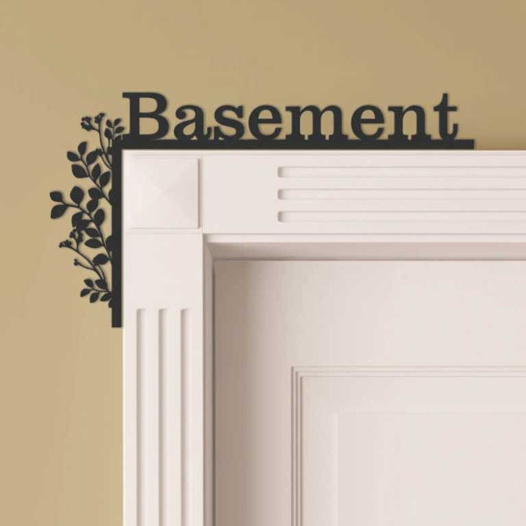 Basement Door Topper, Home Decor Signs, Over the Door Sign ...
