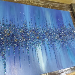 Glitter Glass Painting, Glitter Painting, Glitter Art, Silver Glitter ...
