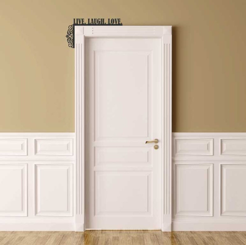 Home Decor Signs, Laser Cut Door Topper, Personalized Door Decor ...