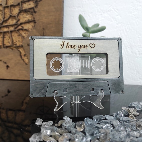 Personalized Vintage Cassette With Scannable Spotify Link QR | Etsy