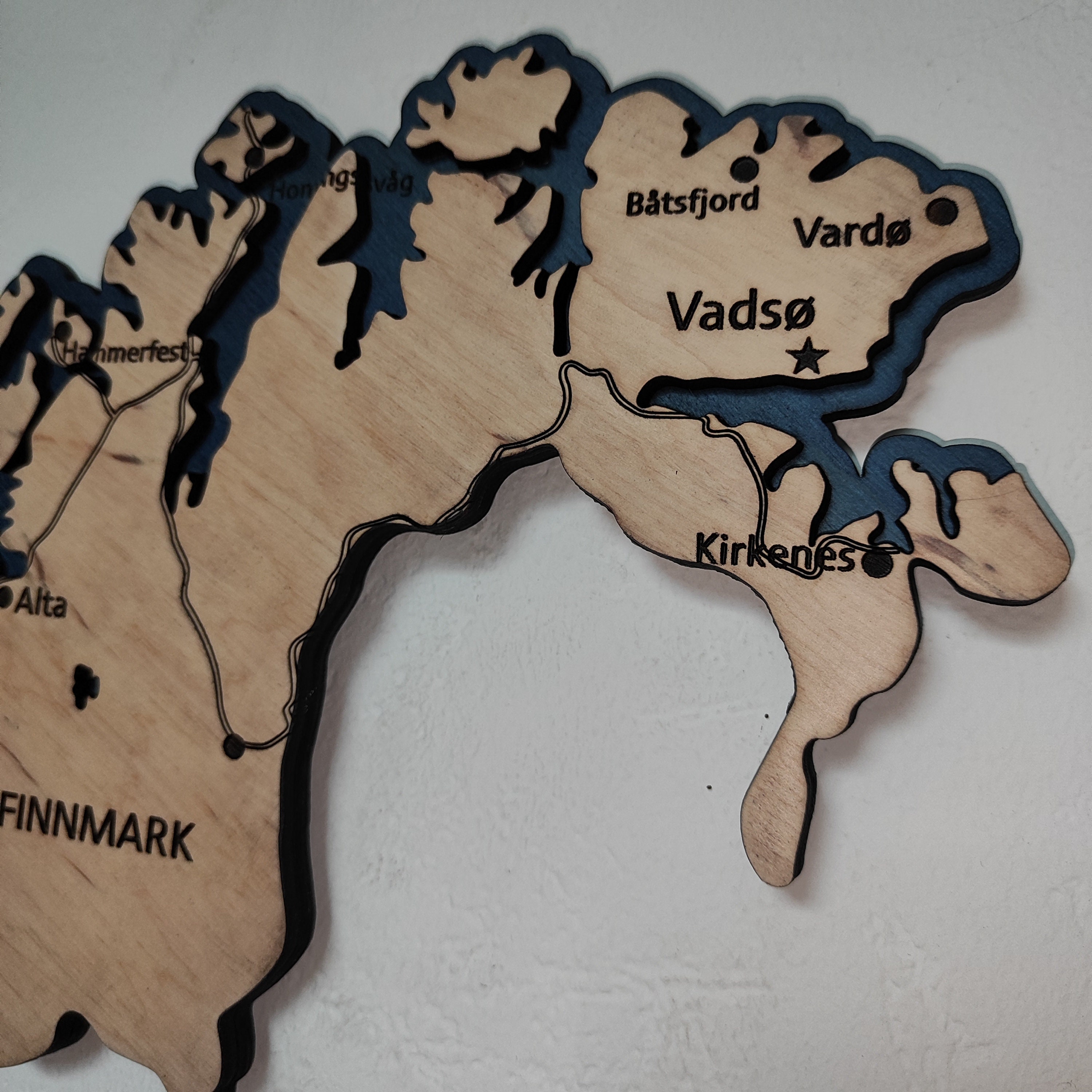 Norway Travel Map, Norway Wooden Map, Norway Wall Map, 3D Norway Wooden ...