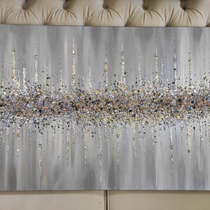 Glitter Glass Painting, Glitter Painting, Glitter Art, Silver Glitter ...
