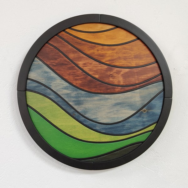 Round Wall Art - Etsy