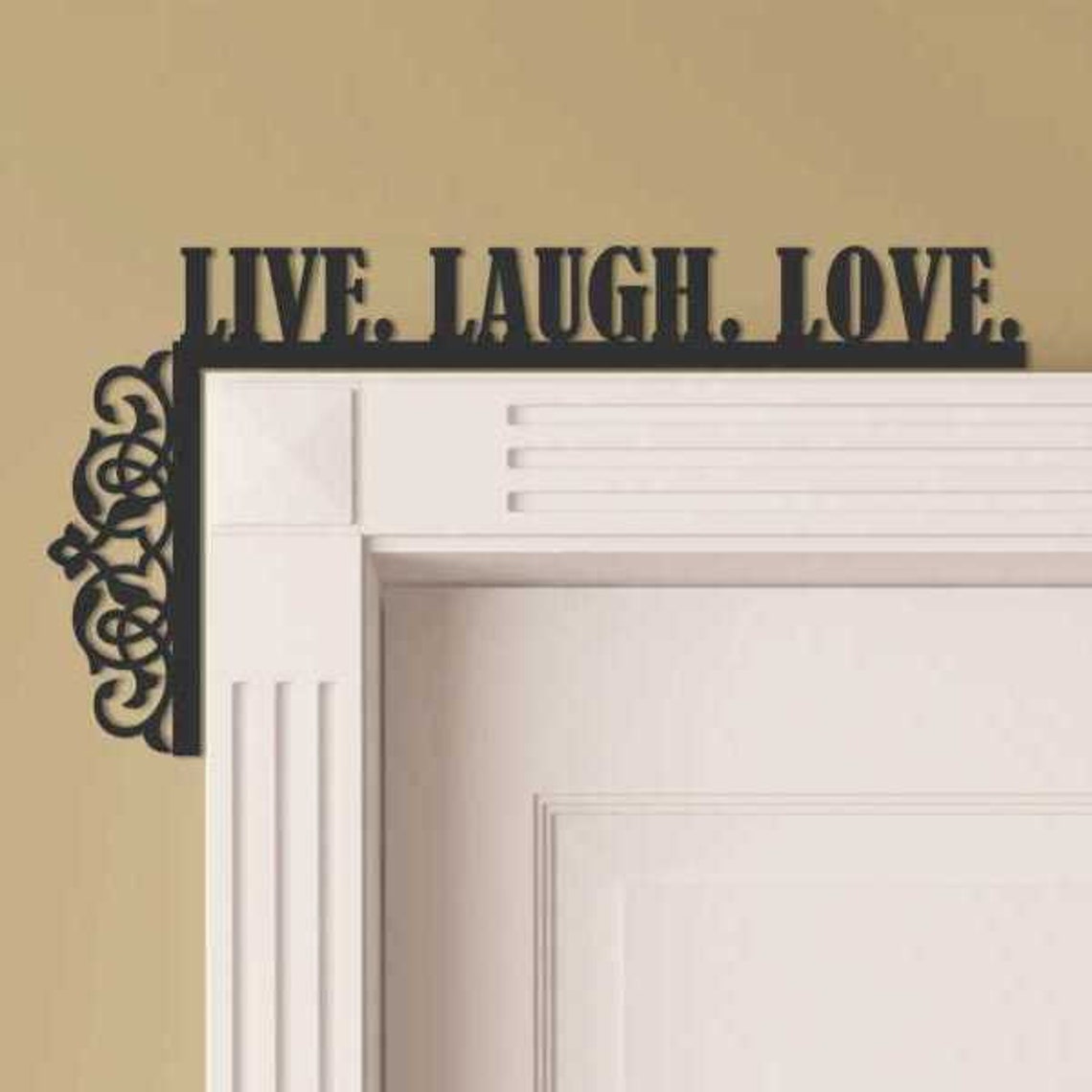 Home Decor Signs, Laser Cut Door Topper, Personalized Door Decor ...