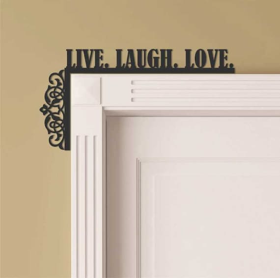 Home Decor Signs Laser Cut Door Topper Personalized Door | Etsy