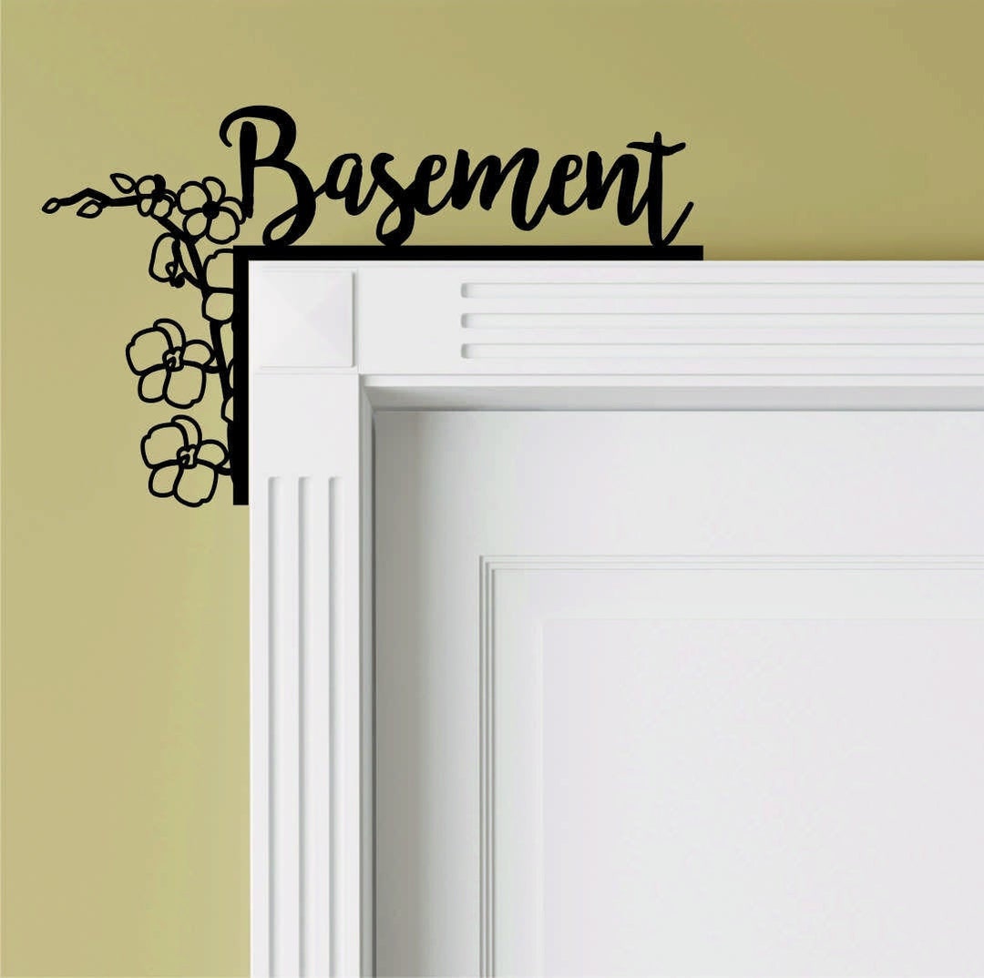 Basement Door Topper, Home Decor Signs, Over the Door Sign ...
