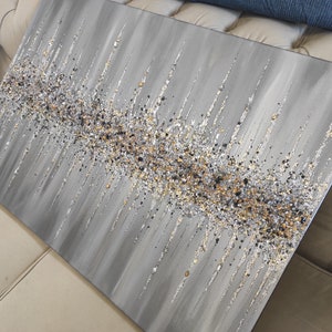 Glitter Glass Painting, Glitter Painting, Glitter Art, Silver Glitter ...