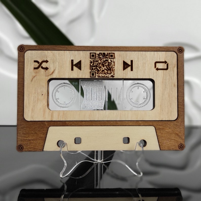Vintage Cassette With Spotify/apple Music QR Code Gift for - Etsy