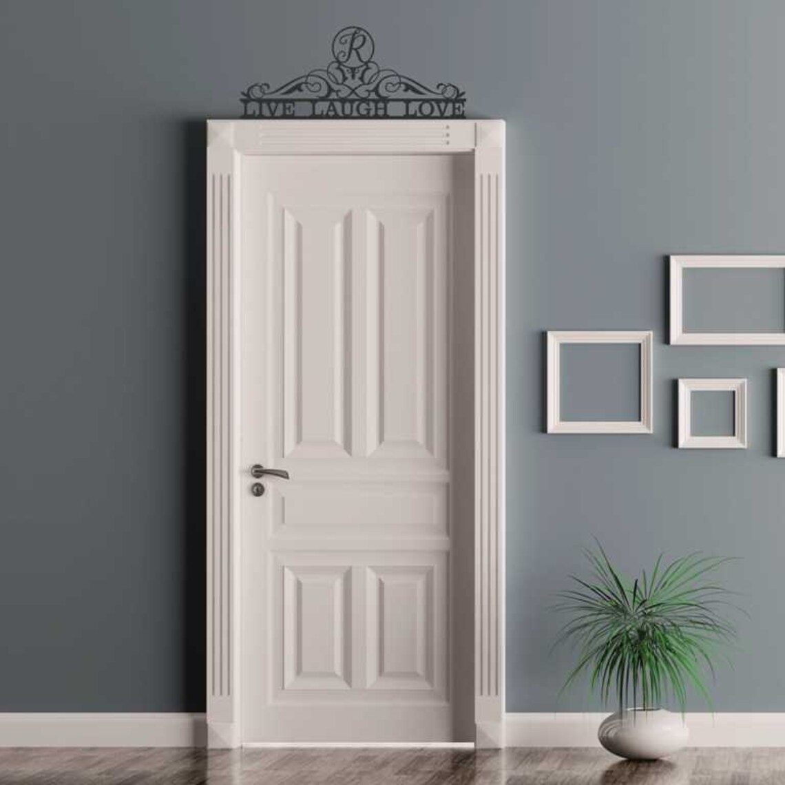 Home Decor Signs Laser Cut Door Topper Personalized Door - Etsy