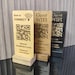 Custom Made QR Code Wifi Sign, Menu Sign, Public Sign, QR Code Wooden ...
