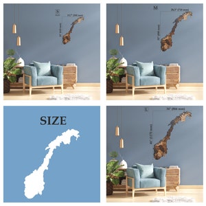 Norway Travel Map, Norway Wooden Map, Norway Wall Map, 3D Norway Wooden ...