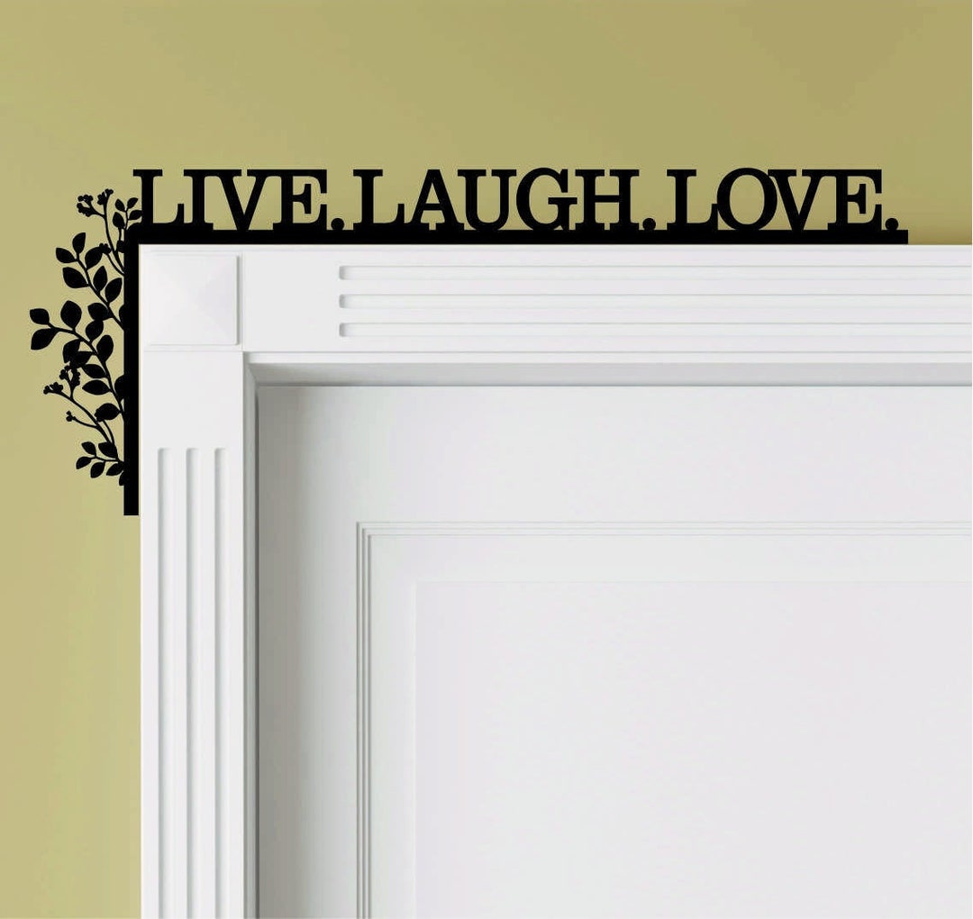 Home Decor Signs, Laser Cut Door Topper, Personalized Door Decor ...