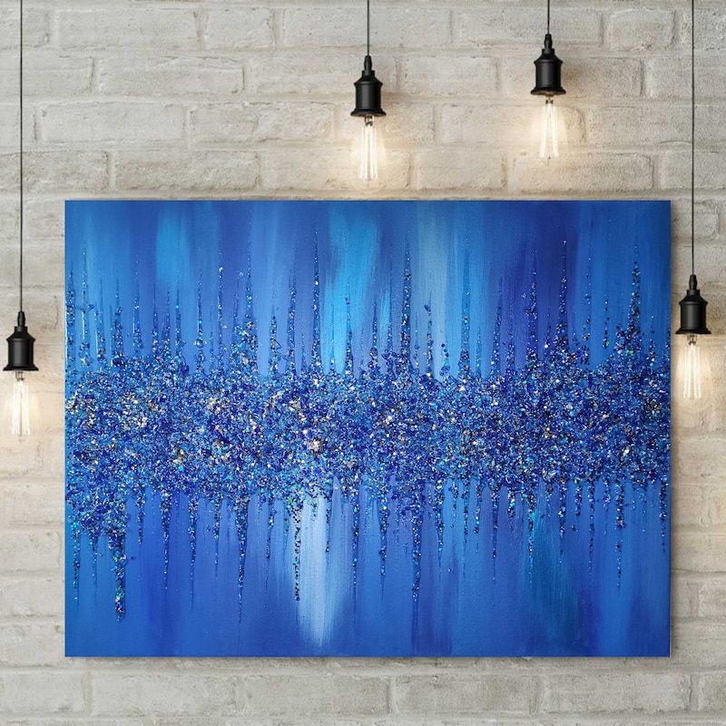 Cobalt Blue Wall Art - Etsy