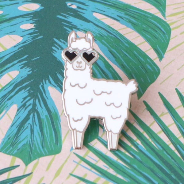 Llama Pin - Etsy