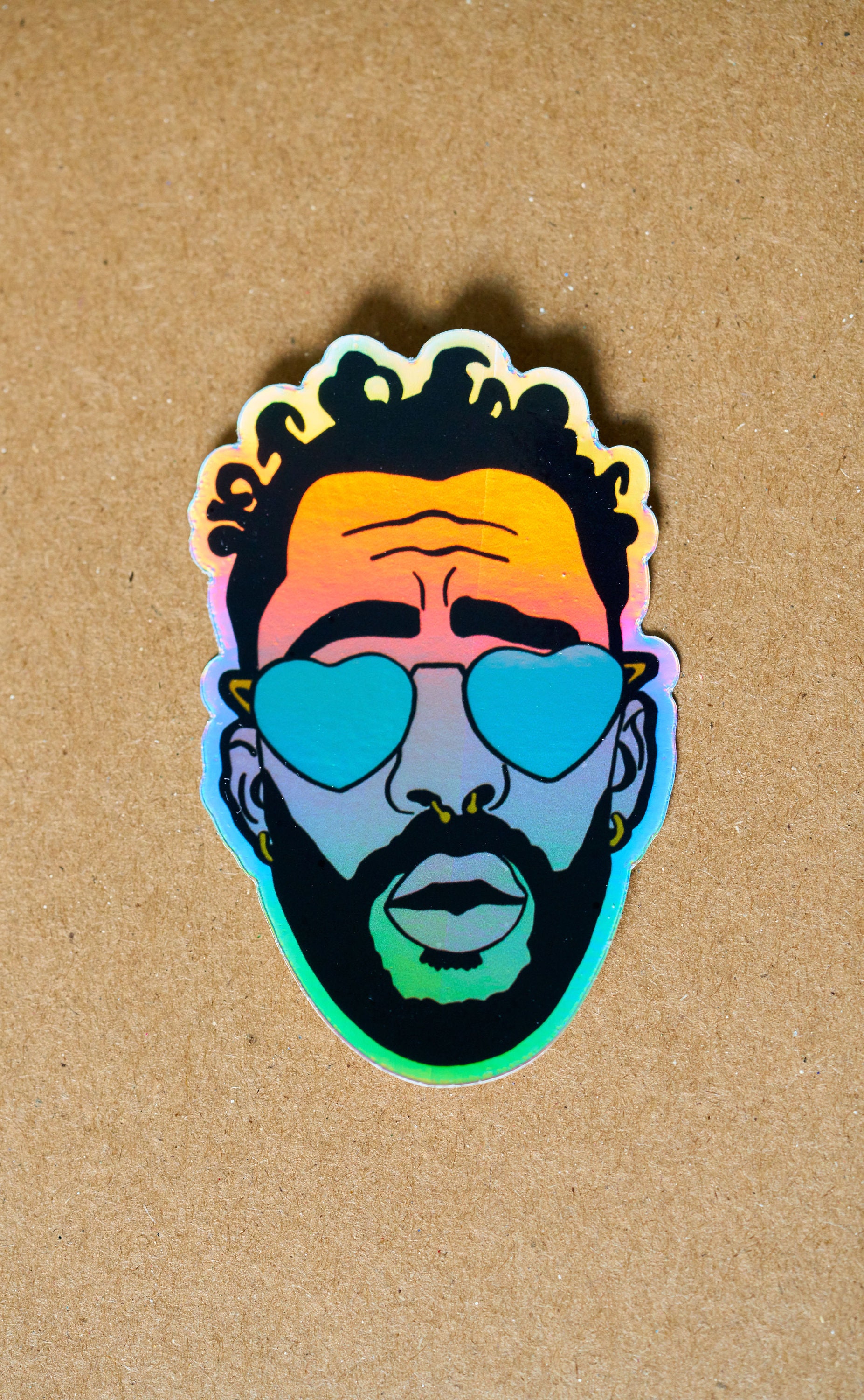 Bad Bunny YHLQMDLG HOLOGRAPHIC Sticker/ Conejo Malo / Bad - Etsy España
