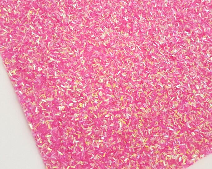 FUZZY PINK Tinsel Material8x11 Glitter Sheetsilver Glitter - Etsy