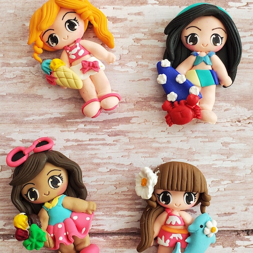 CLAYS: CUTE MONSTERS Clay Doll Clay Dolls Bow Centerpieces | Etsy