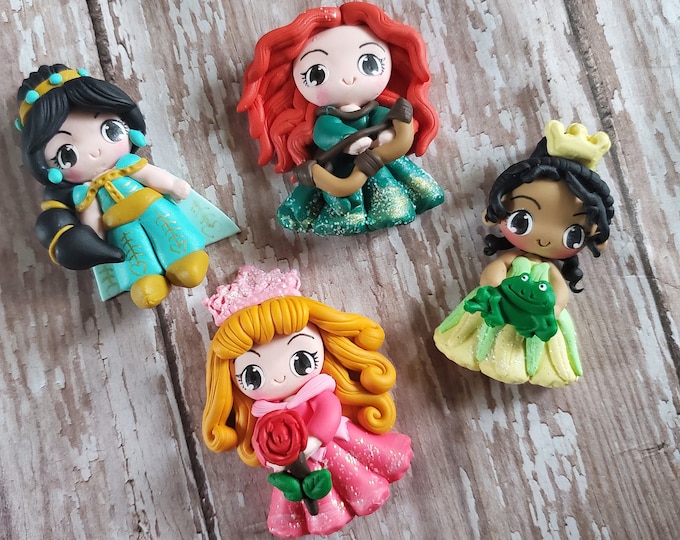 CLAYS: PRINCESS Set 002 Clay Doll Clay Dolls Bow - Etsy