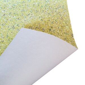 SEQUIN GLITTER: YELLOW Chunky Glitter Sheet 8x11 Canvas - Etsy