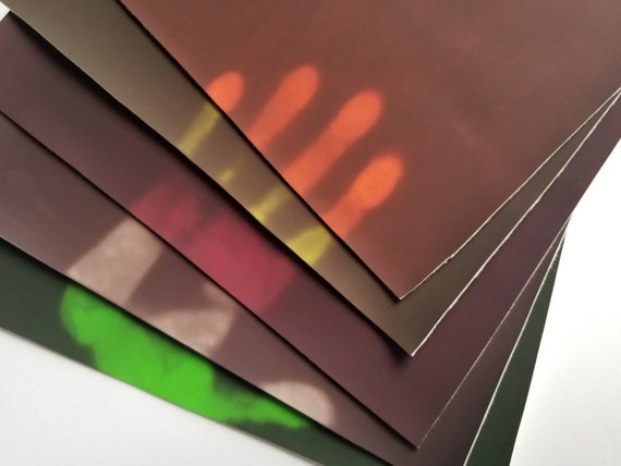 THERMAL COLOR CHANGING material color changing faux leather | Etsy