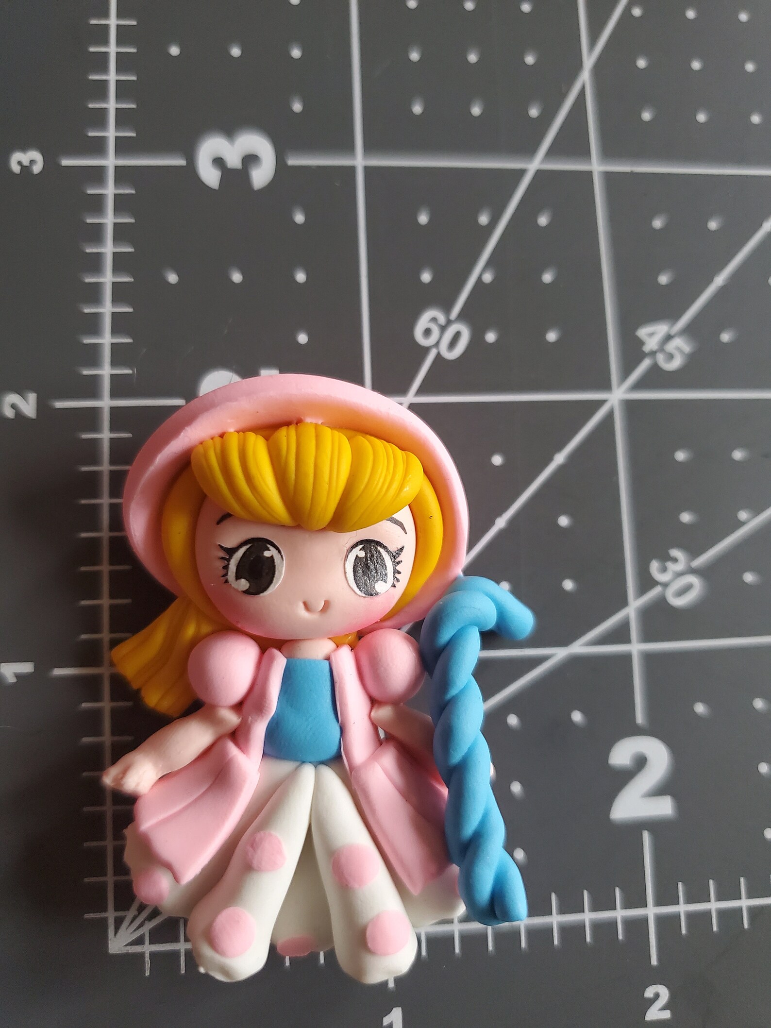 CLAYS: TOYS at PLAY Clay Doll Clay Dolls Bow Centerpieces - Etsy