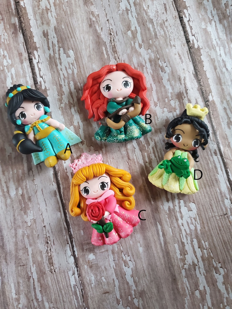 CLAYS: PRINCESS Set 002 Clay Doll Clay Dolls Bow - Etsy
