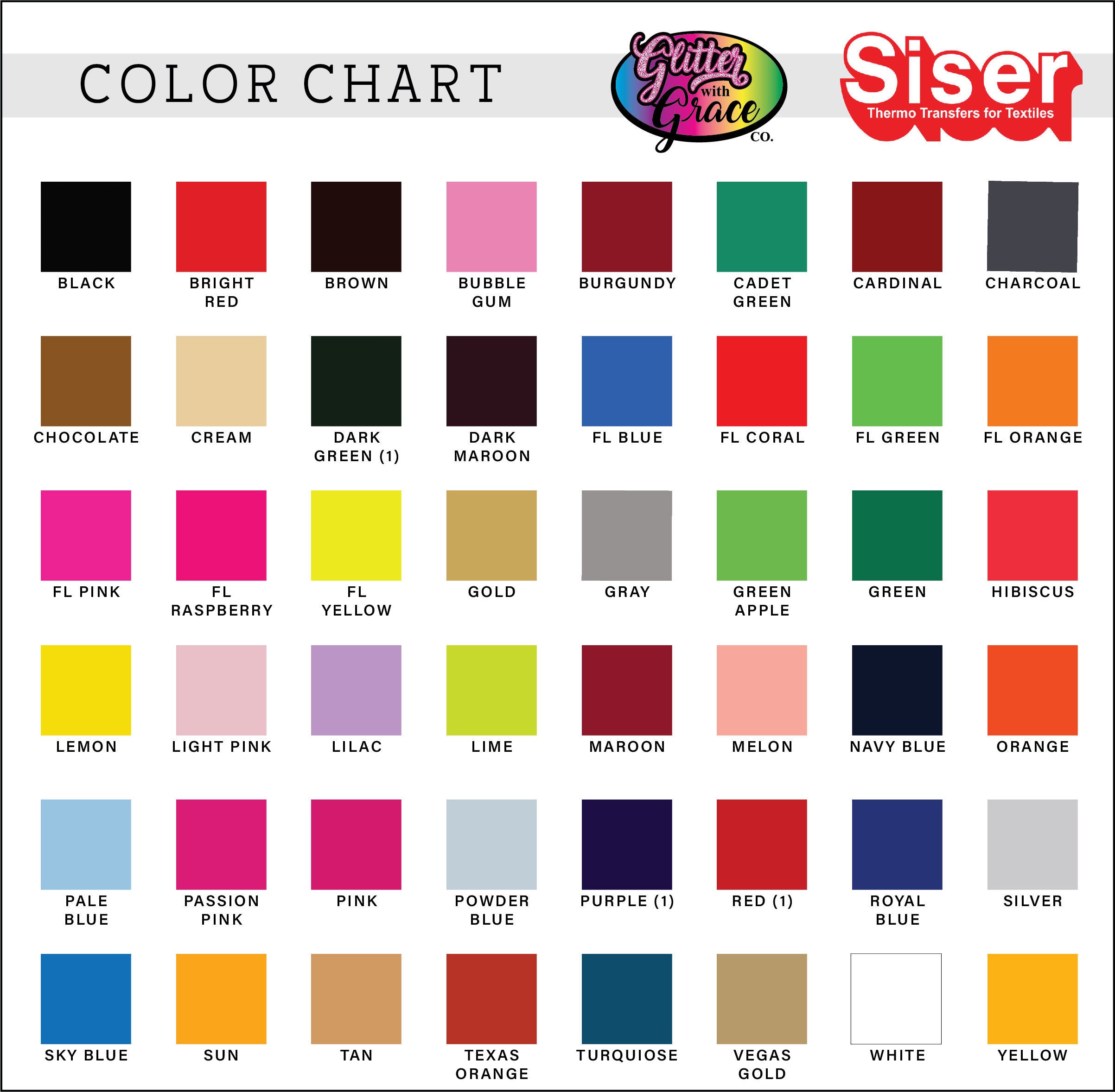 Siser EasyWeed HTV HTV 12x12 HTV Siser vinyl heat transfer | Etsy